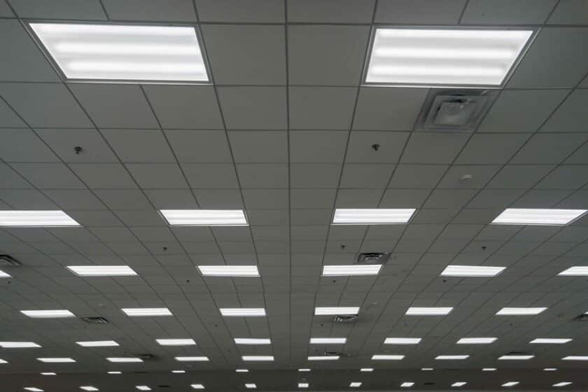 Cara Memasang Lampu LED Panel di Plafon Gypsum Drop Ceiling dengan ...